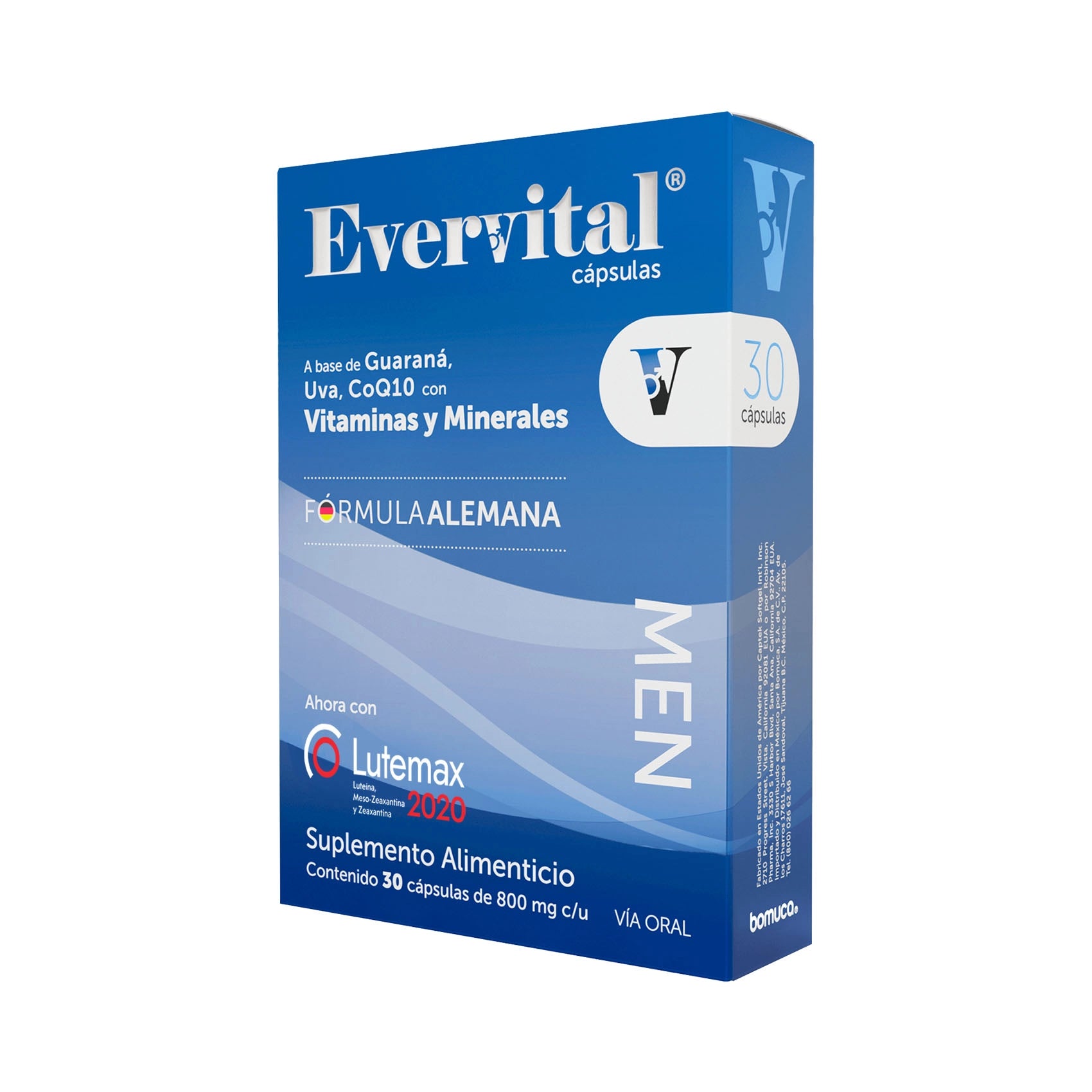 Evervital® Men 30 Cápsulas – Bomuca