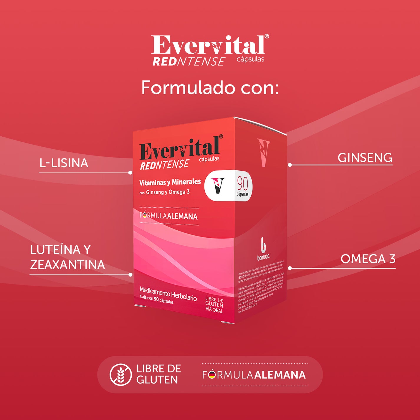 Evervital® Redntense 90 Cápsulas – Bomuca