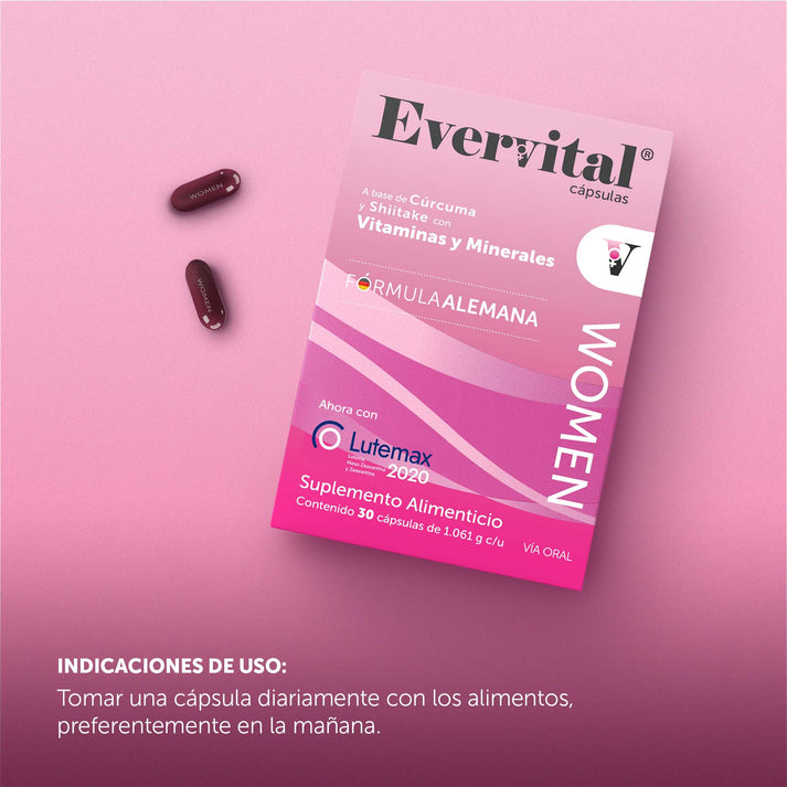 Evervital® Women 30 Cápsulas – Bomuca
