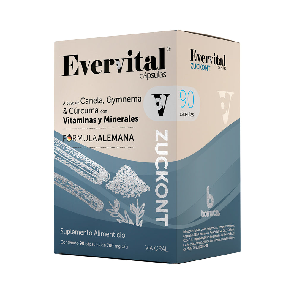Evervital® Zuckont 90 Cápsulas – Bomuca