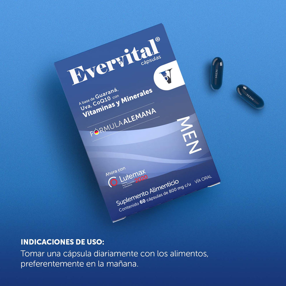 Evervital® Men 60 Cápsulas – Bomuca